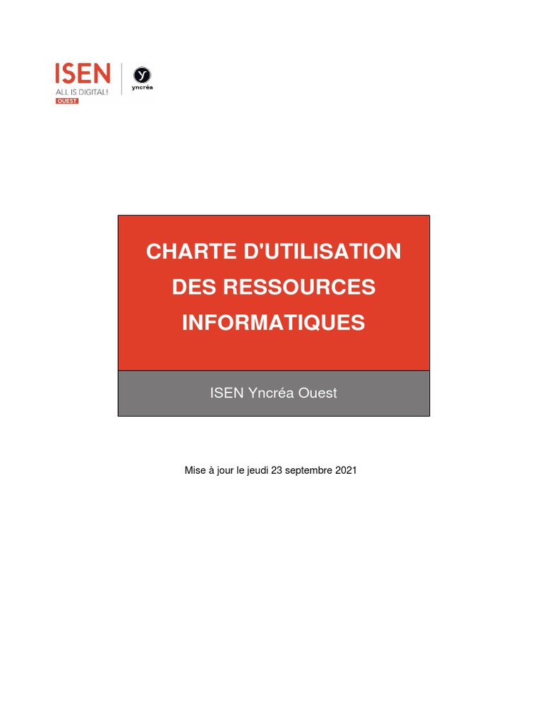 Charte Informatique PDF | PDF | Informatique | Logiciel