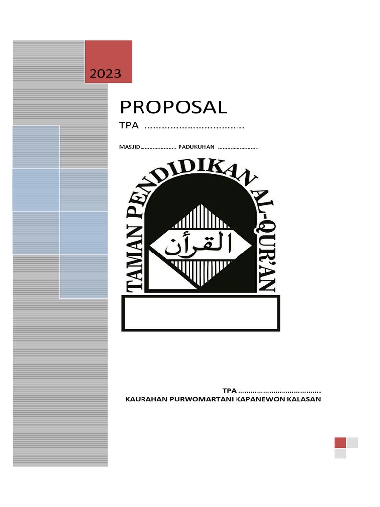 Proposal TPA | PDF