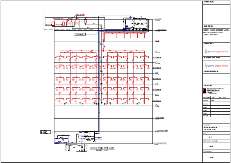 Diagram Skematik Air Bersih Air Panas (REV.2) - Model PDF | PDF
