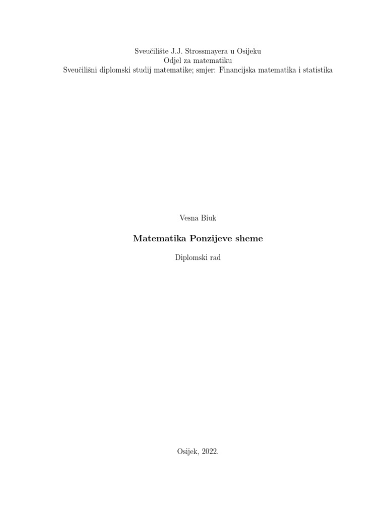 Matematikaponzijevesheme | PDF