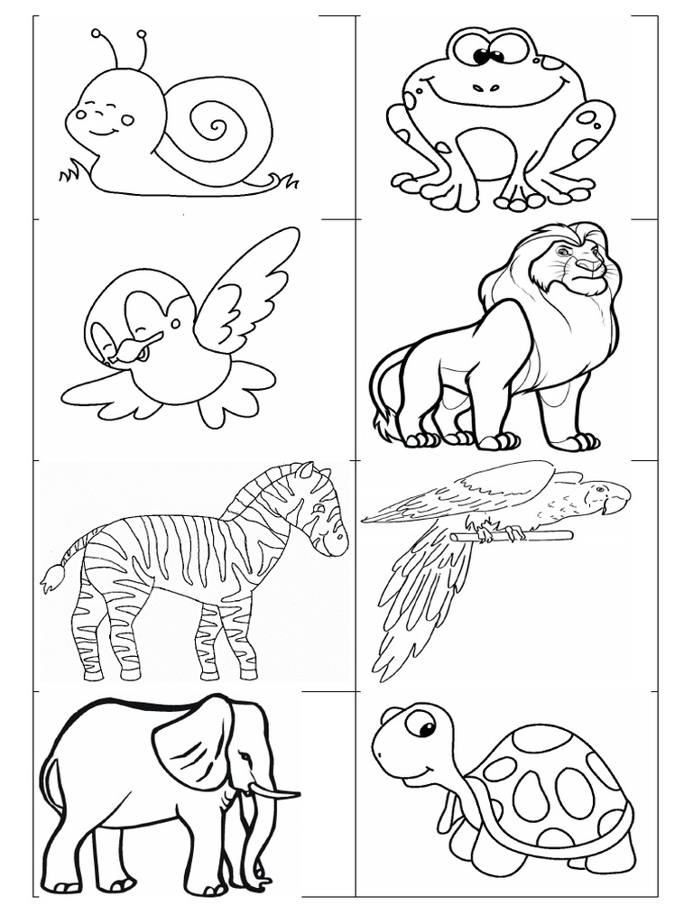 Coloriage Animaux | PDF
