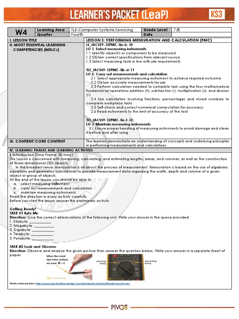Q4 ICT CSS 7 - 8 Week4 | PDF | Random Access Memory | Byte