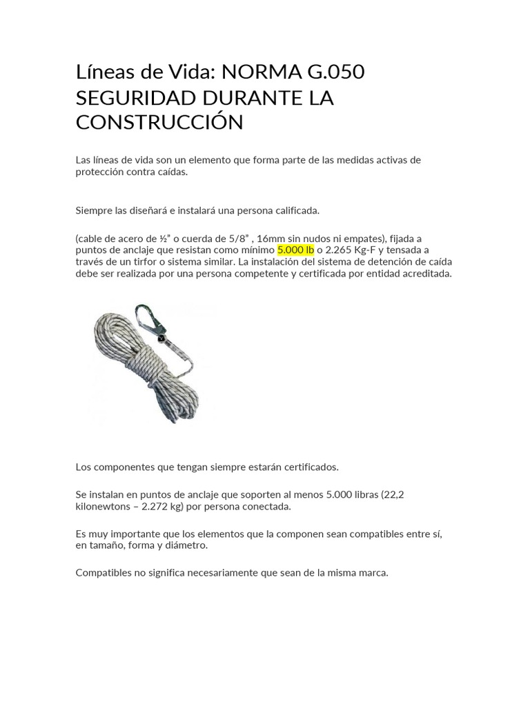 Lineas de Vida | PDF