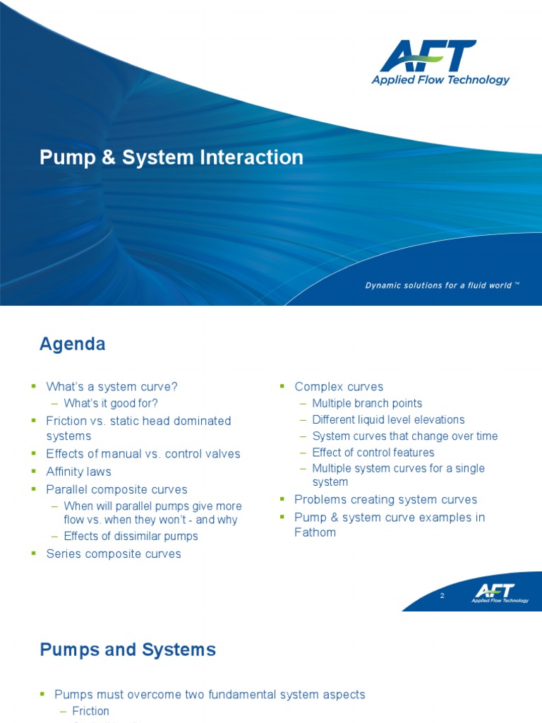 Pump & System Curve Interaction | PDF | Pump | Valve