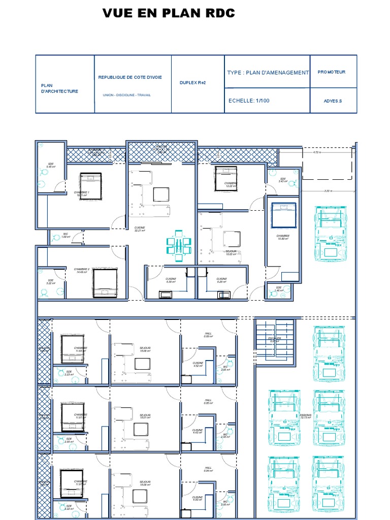 Vue en Plan RDC 1 | PDF