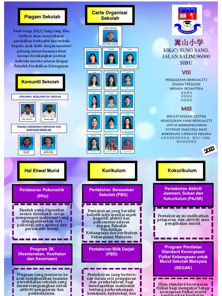 Brosure Sekolah SUNG SANG 2023 | PDF