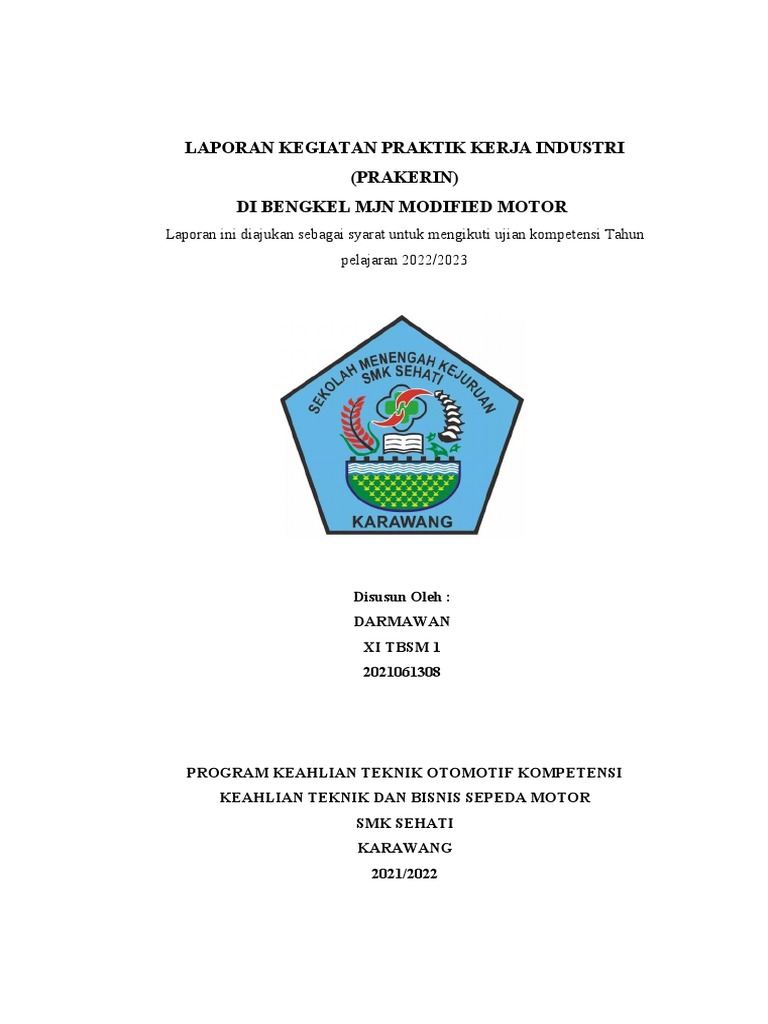 Laporan Prakerin di Bengkel MJN Motor | PDF