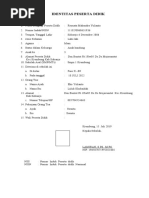 FORM IDENTITAS PESERTA DIDIK Untuk Raport | PDF | Kesehatan Holistik