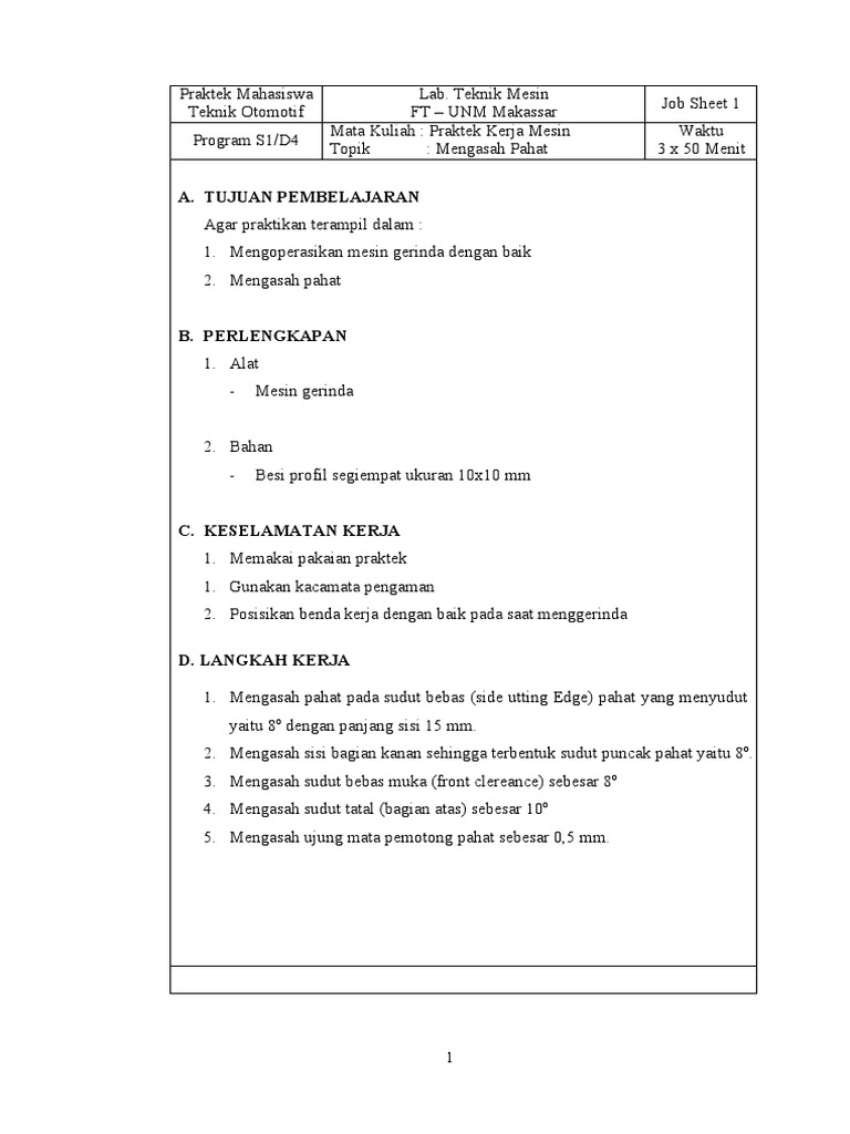 A. Tujuan Pembelajaran: o o o o | PDF | Teknologi & Rekayasa
