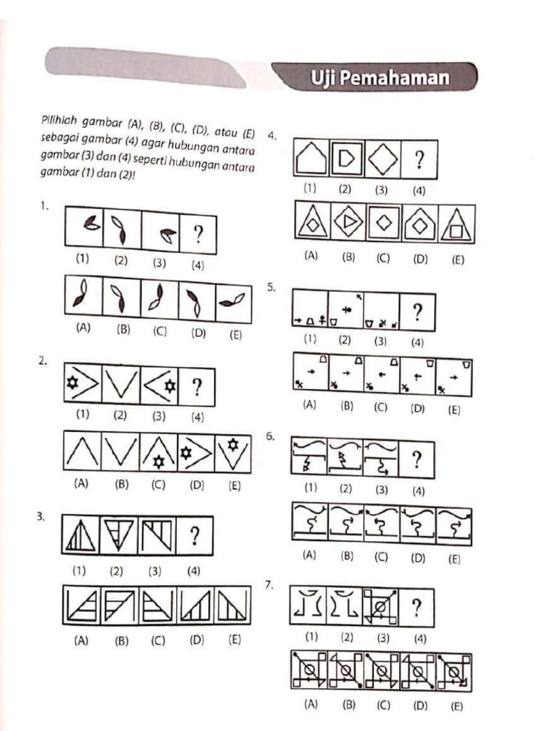 Soal Deret Gambar | PDF