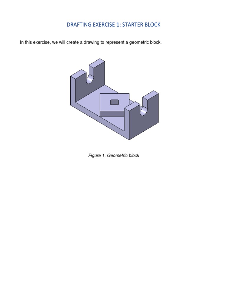 Drafting Exercise 1 Pdf Technical Drawing Software