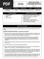 SOP of Washing Dishes | PDF | Dishwasher