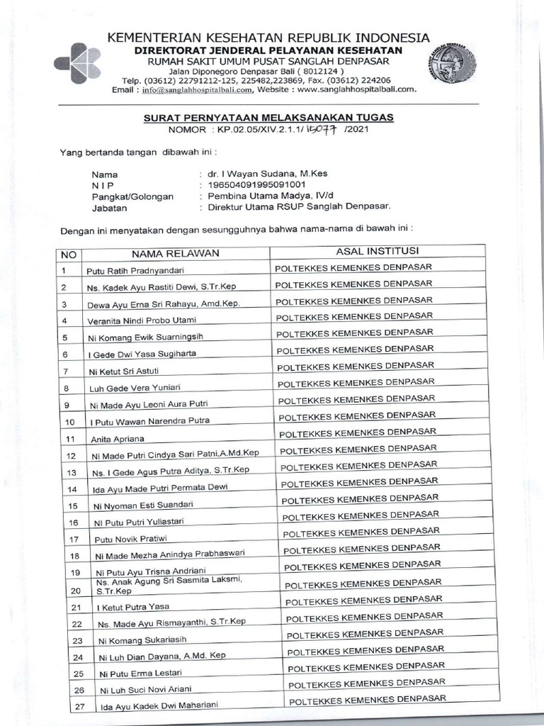 SPMT TENAGA RELAWAN PERAWAT 2021 - Compressed PDF | PDF