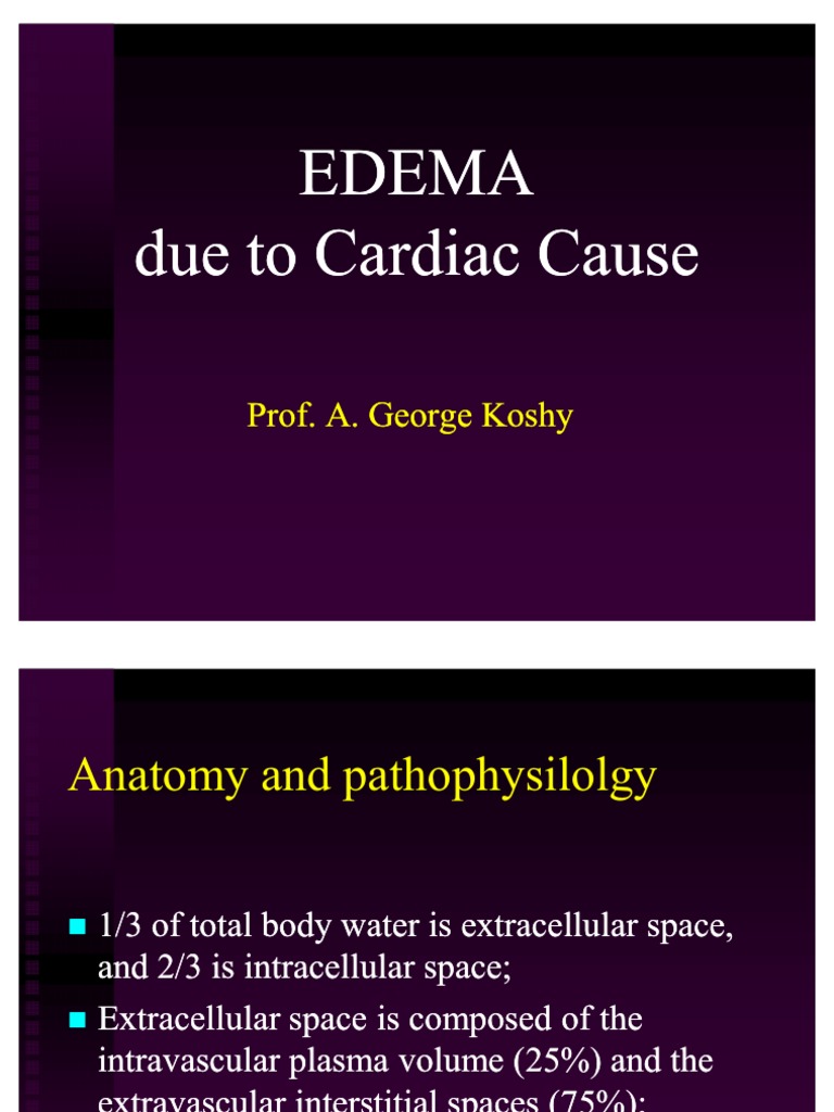 Edema | PDF | Edema | Heart Failure