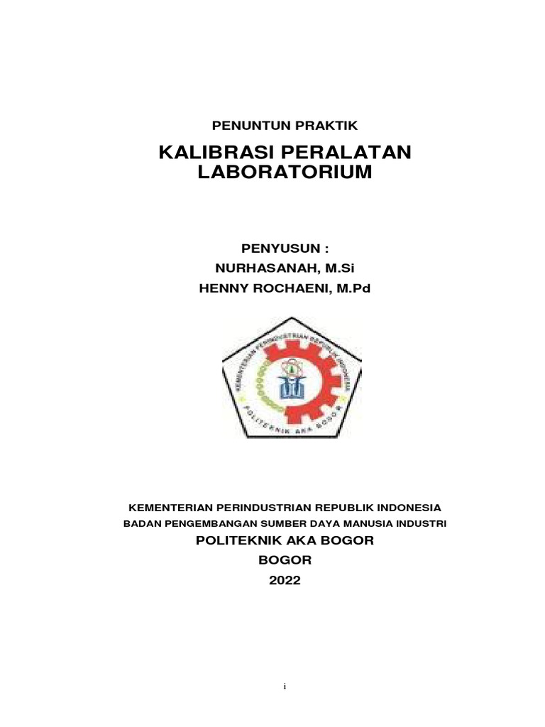 Kalibrasi Peralatan Laboratorium: Penuntun Praktik | PDF