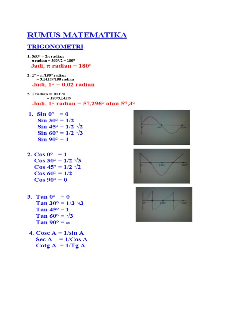 Rumus Matematika 22R | PDF | Mathematical Relations | Mathematical Objects