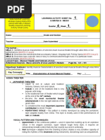 Mapeh 8 Q4 Module | PDF | Performing Arts