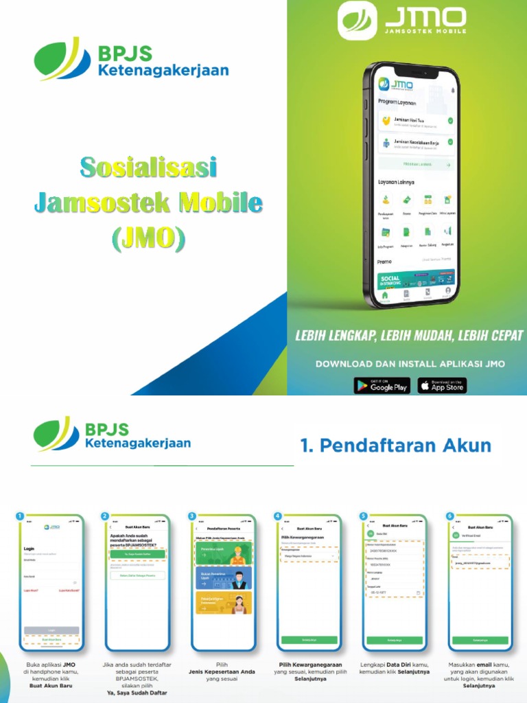 Cara Penggunaan Aplikasi JMO | PDF