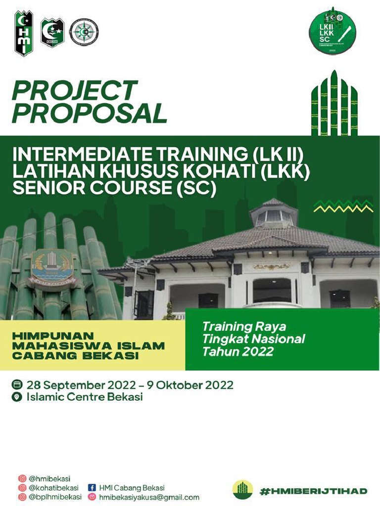 Proposal Training Raya Bekasi PDF | PDF