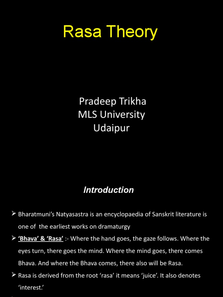 Understanding Rasa Theory in Indian Art | PDF | Emotions | Experience