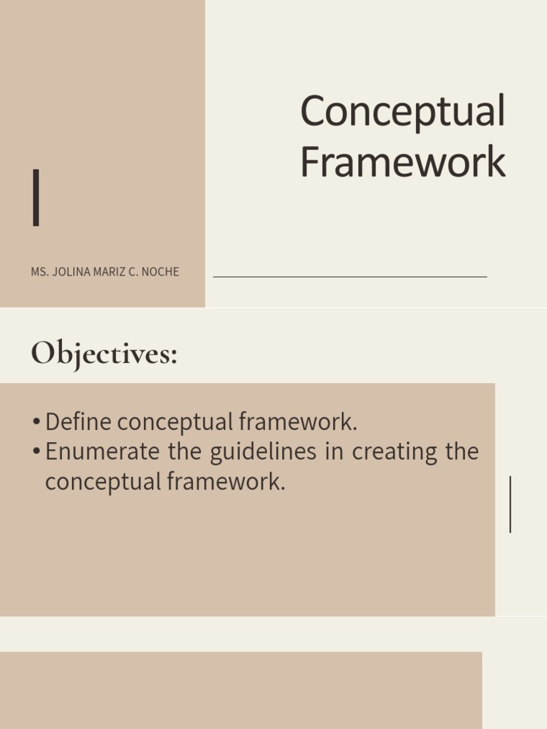 Conceptual Framework | PDF