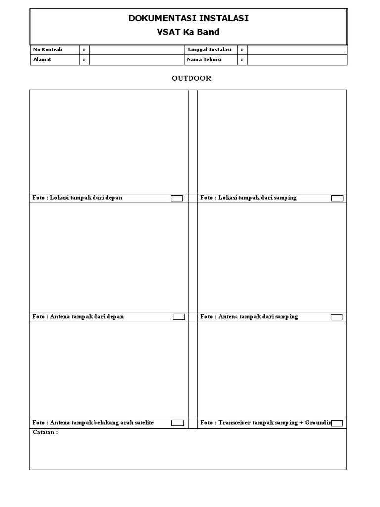 Dokumentasi Installasi VSAT | PDF