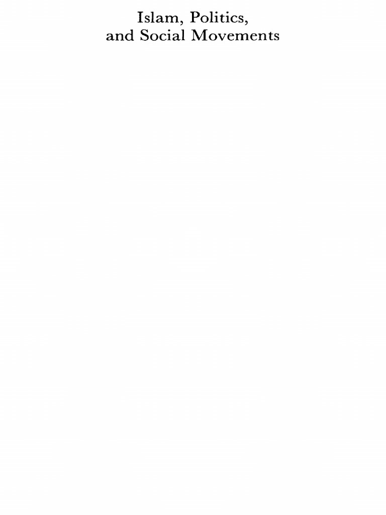 Islam, Politics, and Social Movements (Etc.) PDF | Download Free PDF ...