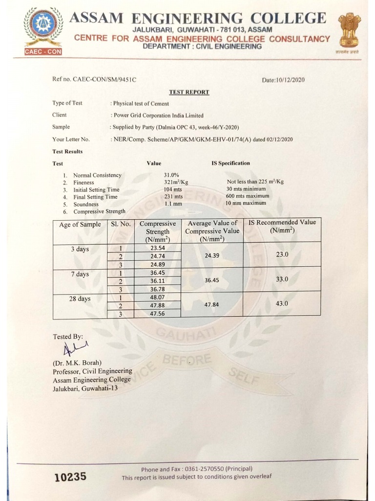 AEC Test Reports PDF | PDF