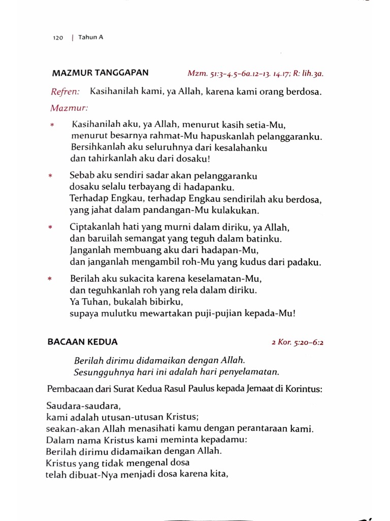 Bacaan 2 | PDF