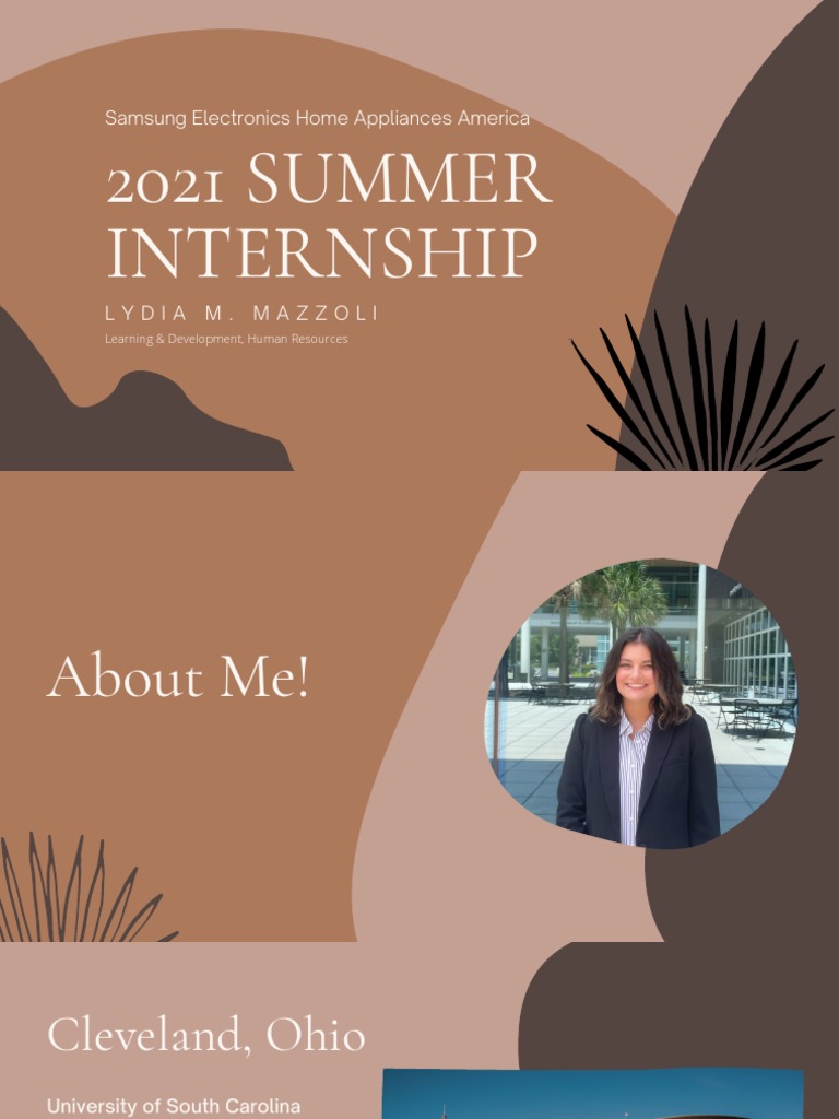 1 Samsung Summer Internship Final Presentation | PDF | Human Resources | Mentorship