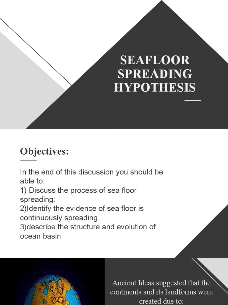 Harry Hess and Seafloor Spreading Theory | PDF | Seabed | Plate Tectonics