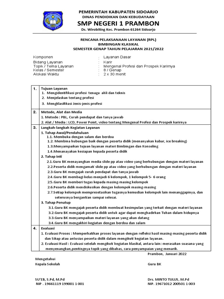 RPL MENGENAL PROFESI DAN PROSPEK KARIR (Genap) | PDF