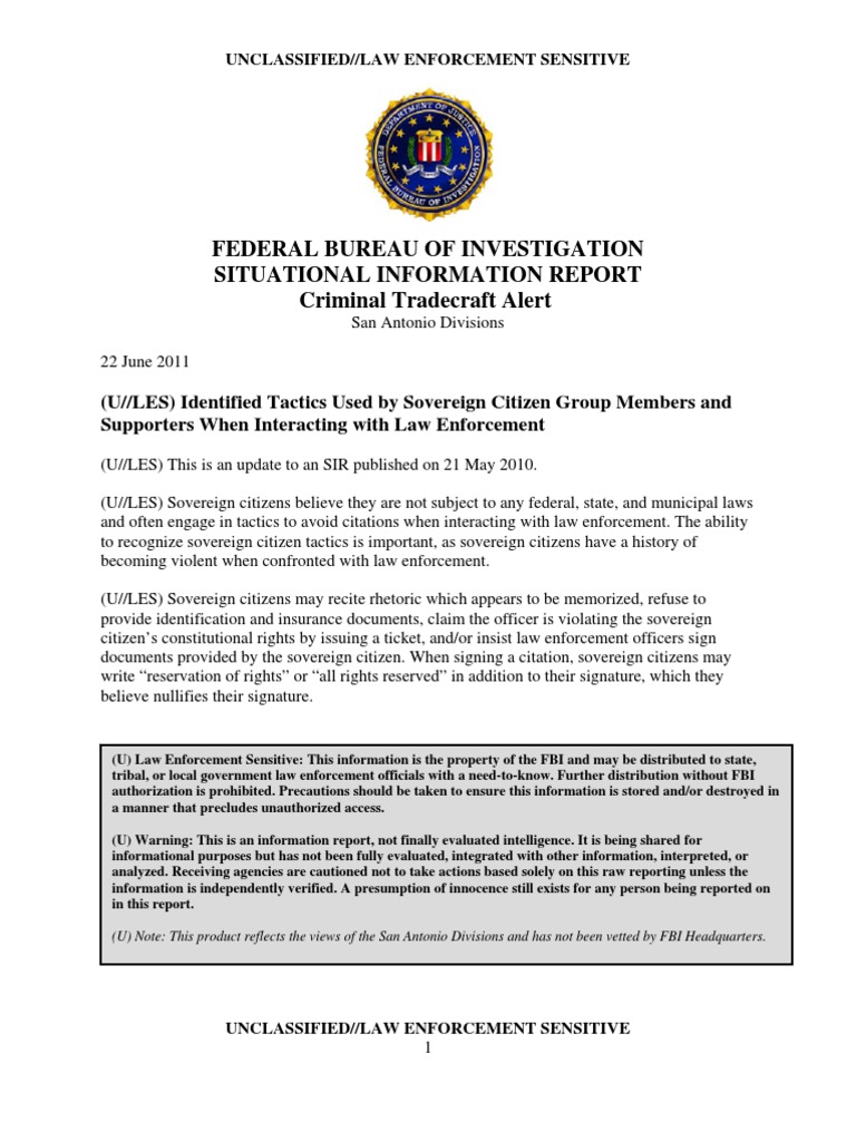 Sa Sir 06222011 Ules DT Sov Cit | PDF | Classified Information In The ...