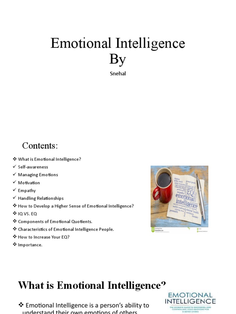 Emotional Intelligence | PDF | Emotional Intelligence | Empathy