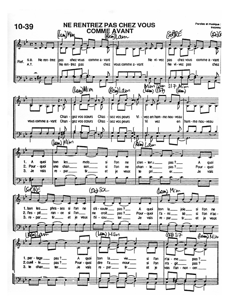 Ne Rentrez Pas Chez Vous Comme Avant | PDF