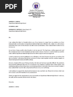 Request Letter For School Beautification | PDF | Behavior Modification ...