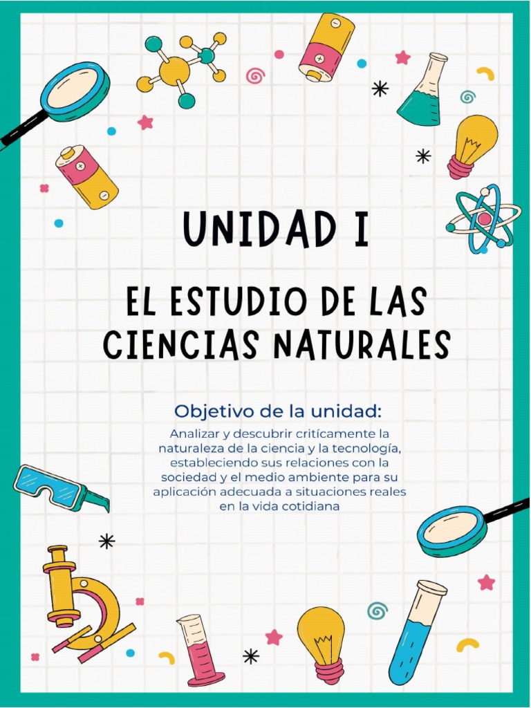 1º Portada - Unidad 1 Ciencias | PDF