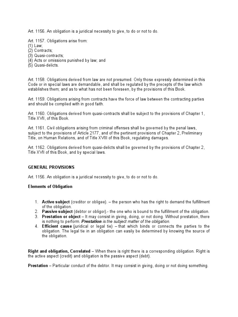Codal Provision | PDF | Law Of Obligations | Crimes