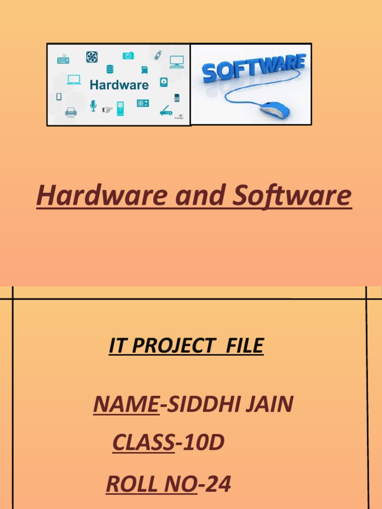 Hardware and Software | PDF