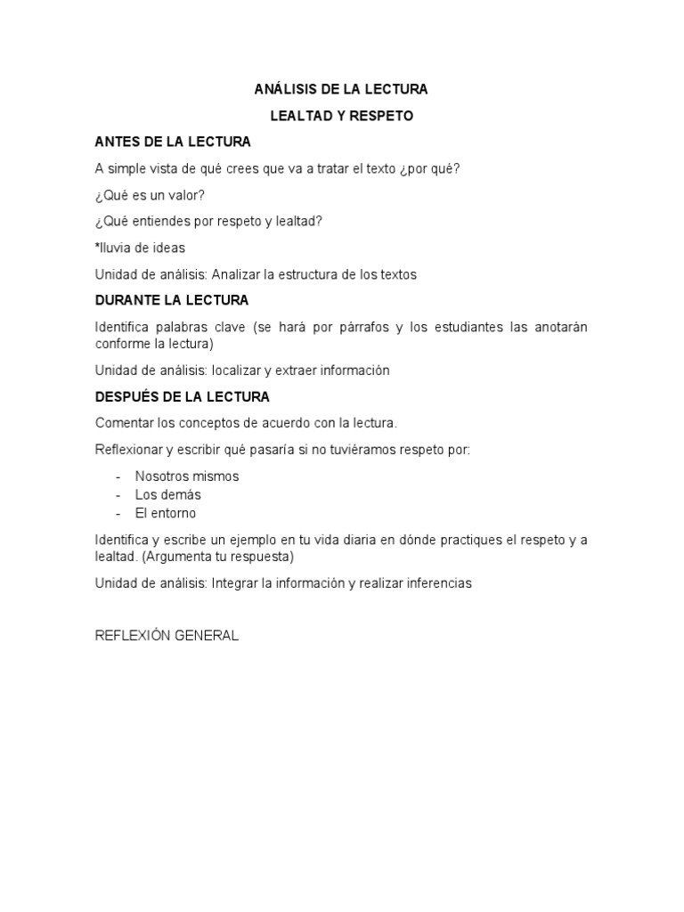Análisis de La Lectura | PDF | Crecimiento personal y profesional