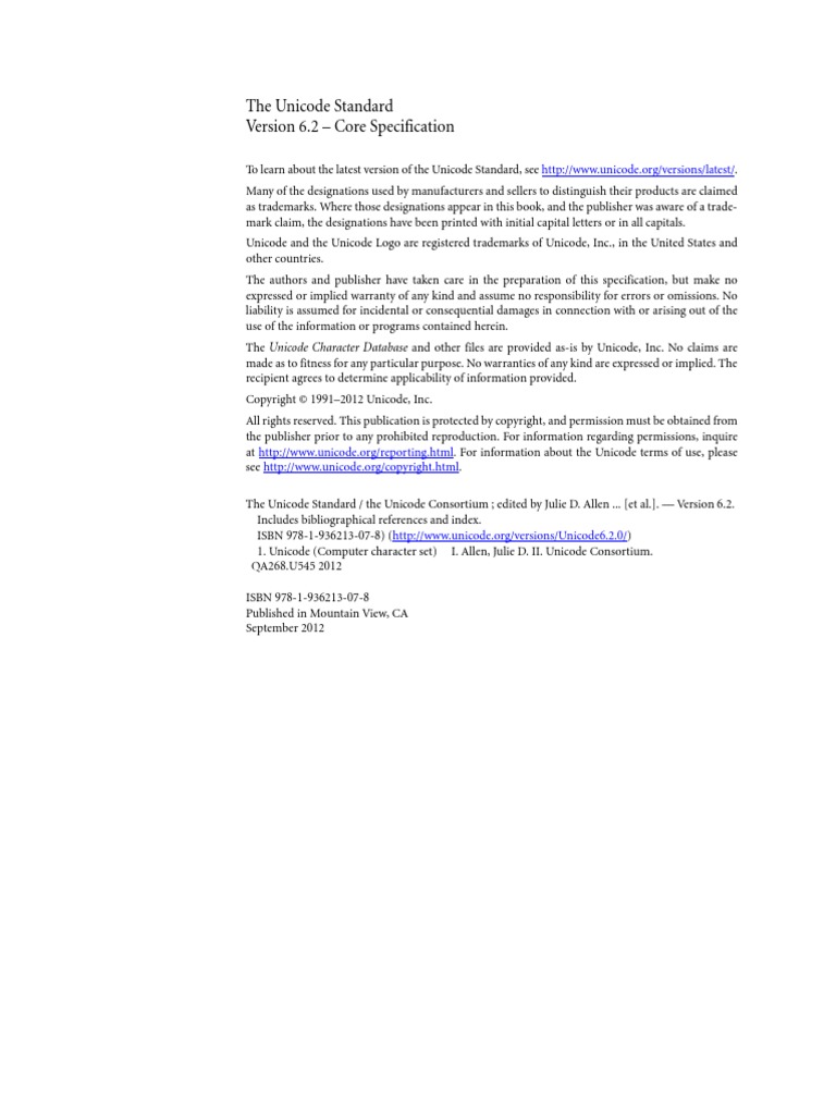 Unicode Description | PDF | Typefaces | Greek Alphabet