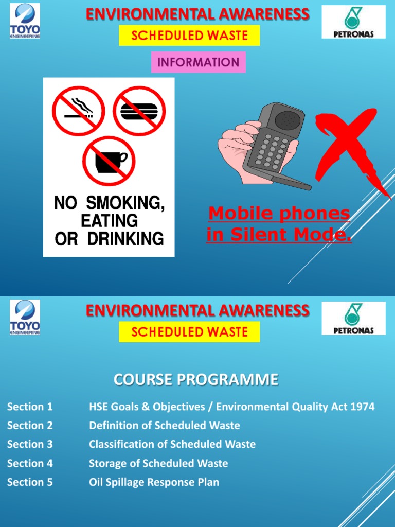 Environmental Awareness SW PDF | PDF | Waste | Oil Spill