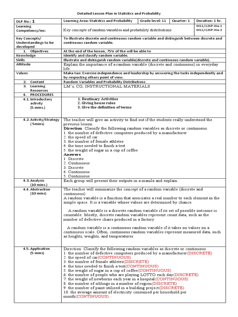 Understanding Random Variables | PDF | Random Variable | Probability ...