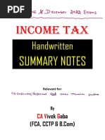 CA Inter Income Tax Study Guide | PDF | Income Tax | Economies