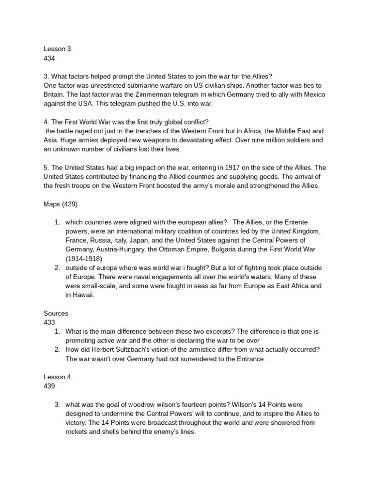 Module 11, Lessons 3 & 4 | PDF