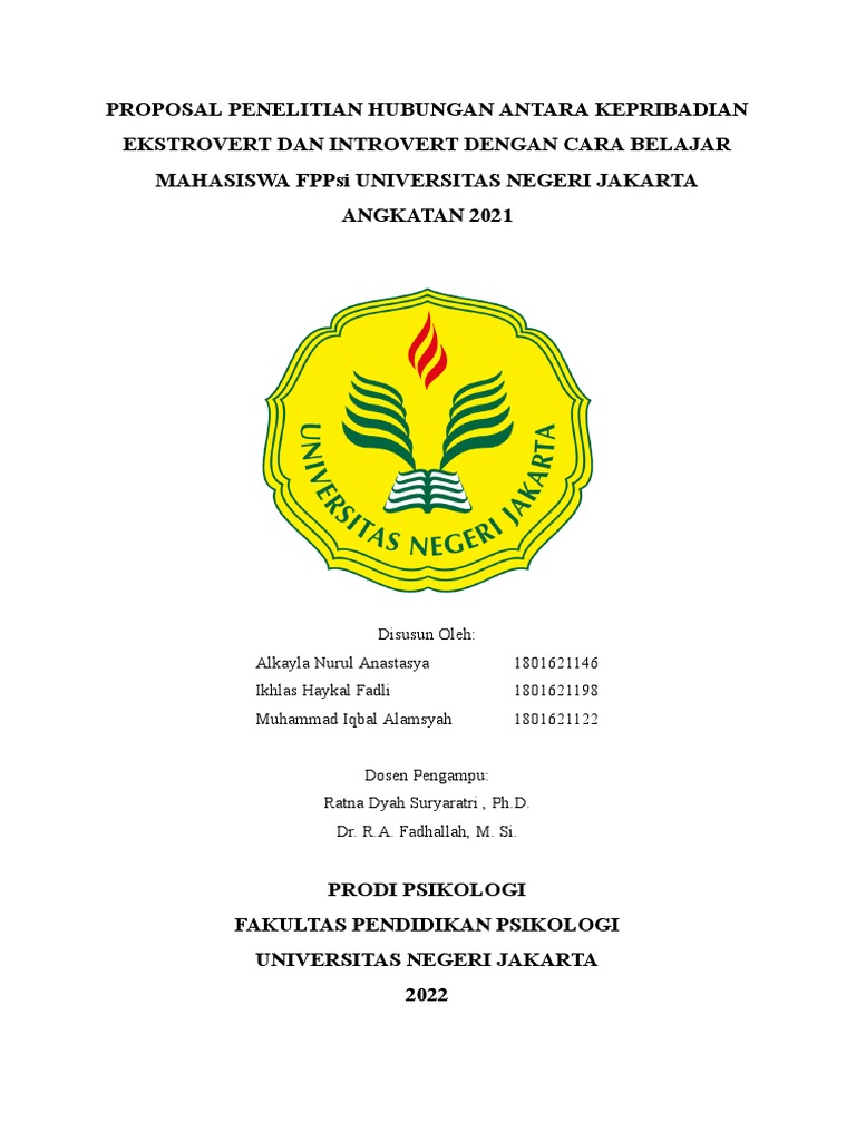 1 - Proposal Tugas UAS | PDF