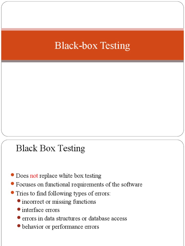 Equivalence Class Testing Overview | PDF | Software Engineering ...