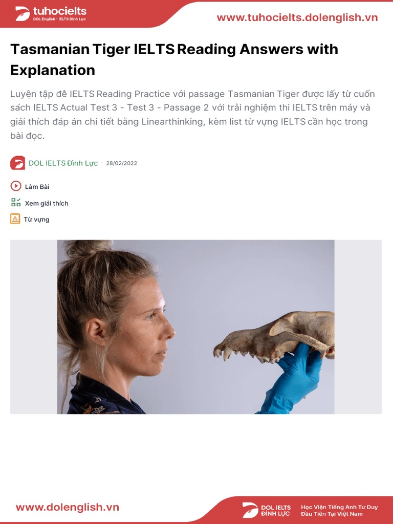 Tasmanian Tiger PDF | PDF | Organisms