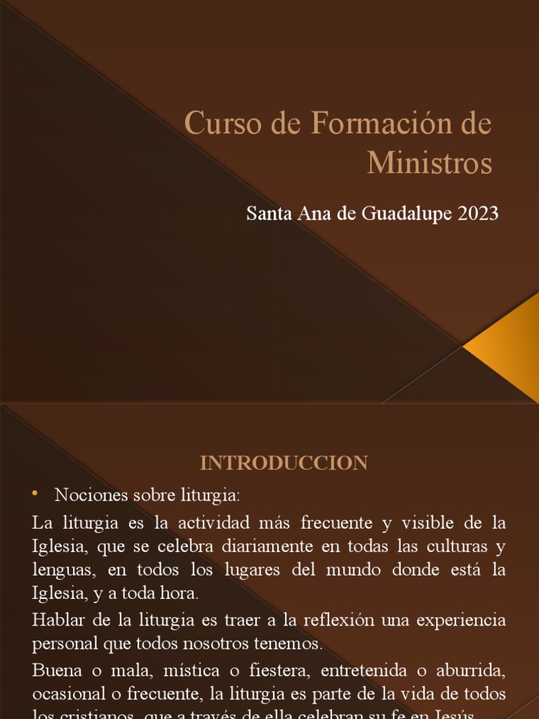 La importancia de la liturgia en la vida cristiana y sus elementos constitutivos | PDF | Misa ...