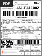 Air Waybill.J&T Express - 1 | PDF